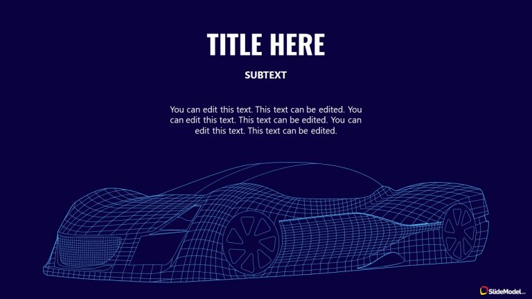 Automotive Mesh Design Template PowerPoint - SlideModel