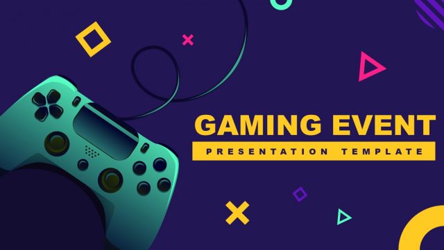 Gaming Event PowerPoint Controller Slide - SlideModel Gaming Event PowerPoint Controller Slide - SlideModel
