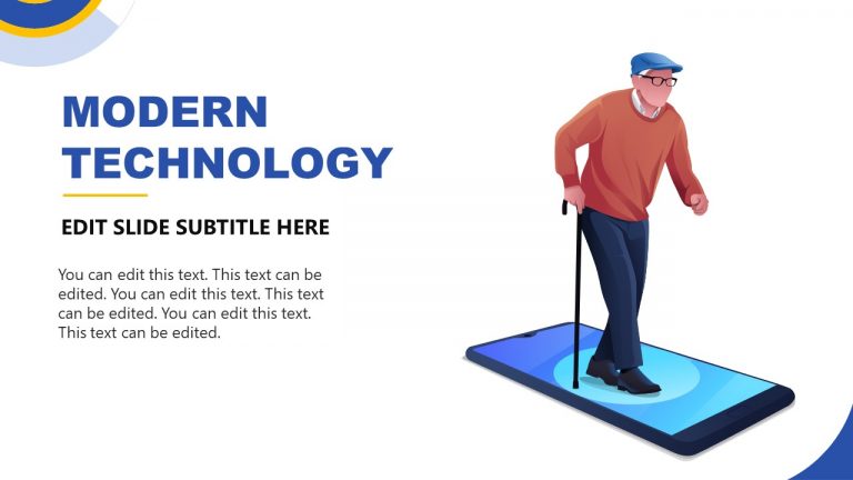 Modern Technology Slide Template - SlideModel