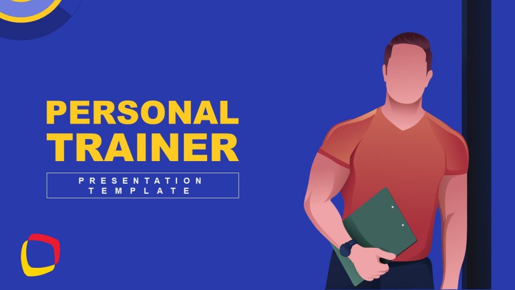 Personal Trainer Cover PowerPoint Slide - SlideModel