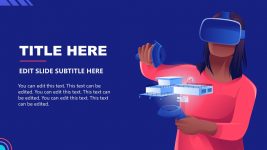 Extended Reality 3D Building Model Template - SlideModel