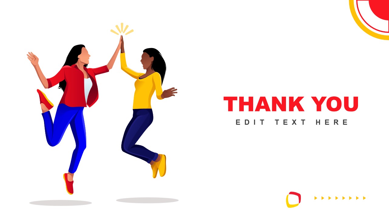 High-Five PowerPoint Template - SlideModel