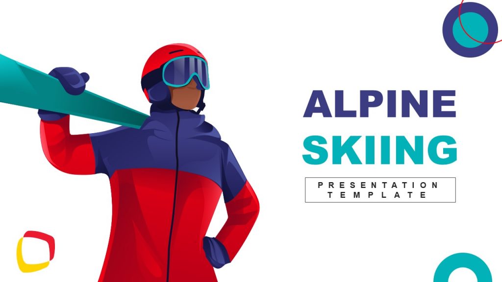 Alpine Skiing PowerPoint Illustration Template - SlideModel