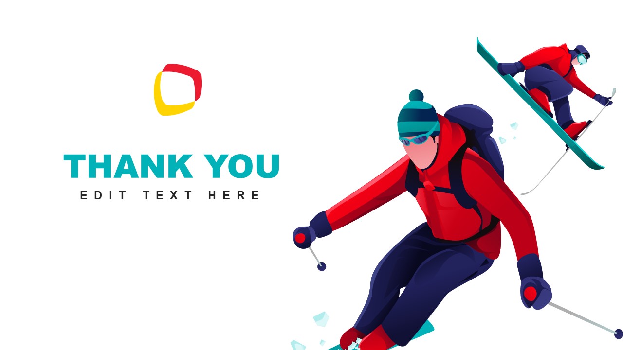 Alpine Skiing PowerPoint Template - SlideModel