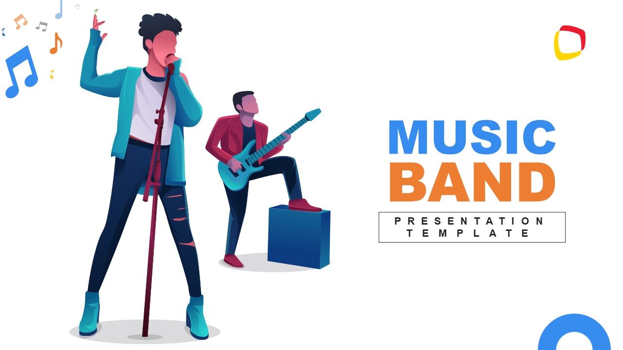 Music Band PowerPoint Scene Illustration - SlideModel