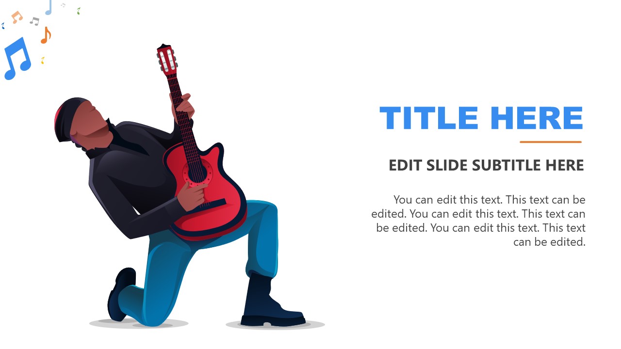 Music Band PowerPoint Template & Presentation Slides