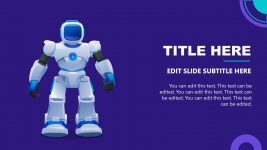 Humanoid Robot PowerPoint Template - SlideModel