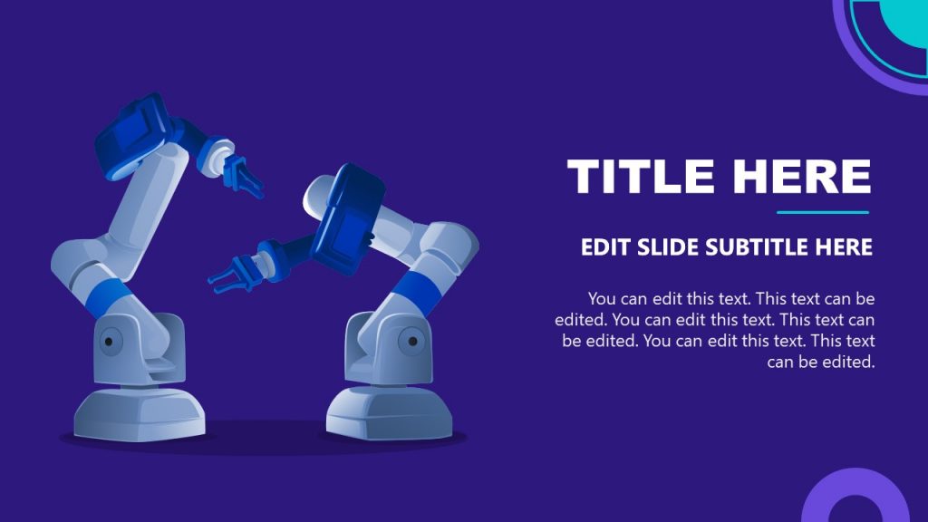 Handle Robot PowerPoint Template - SlideModel