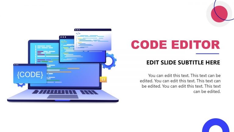 Code Editor Slide - PowerPoint Template - SlideModel