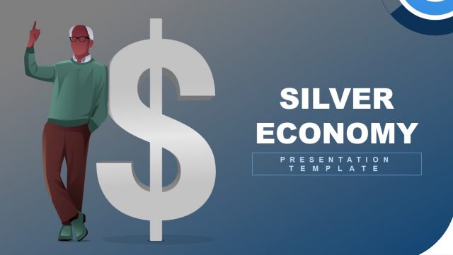 Silver Economy PPT Template - Cover Slide - SlideModel