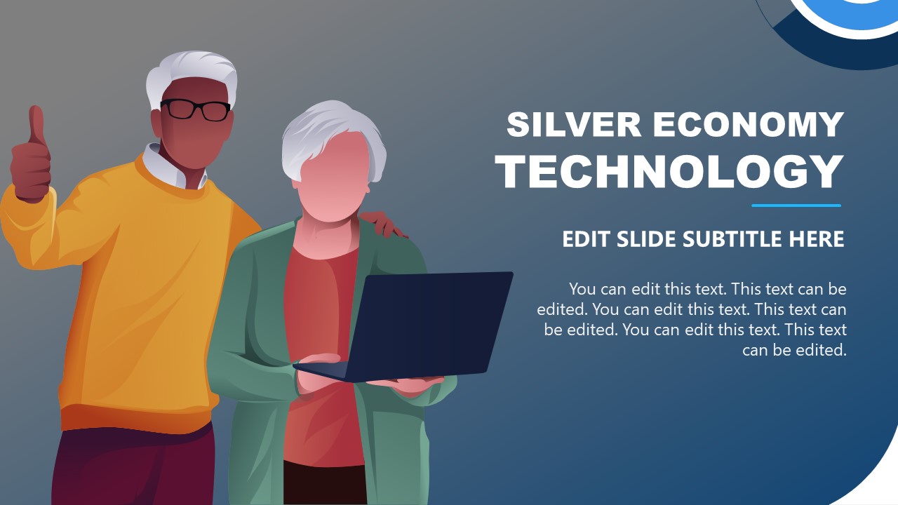 Silver Economy PowerPoint Template & Presentation Slides