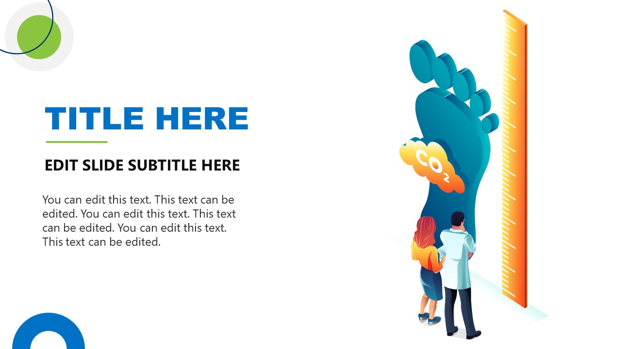 Green & Low Carbon PowerPoint Template