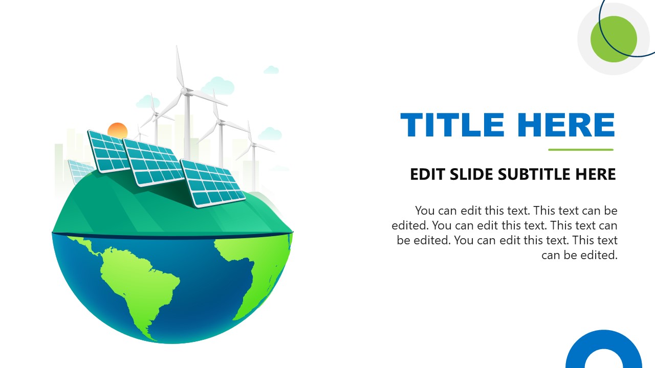 Green & Low Carbon PowerPoint Template