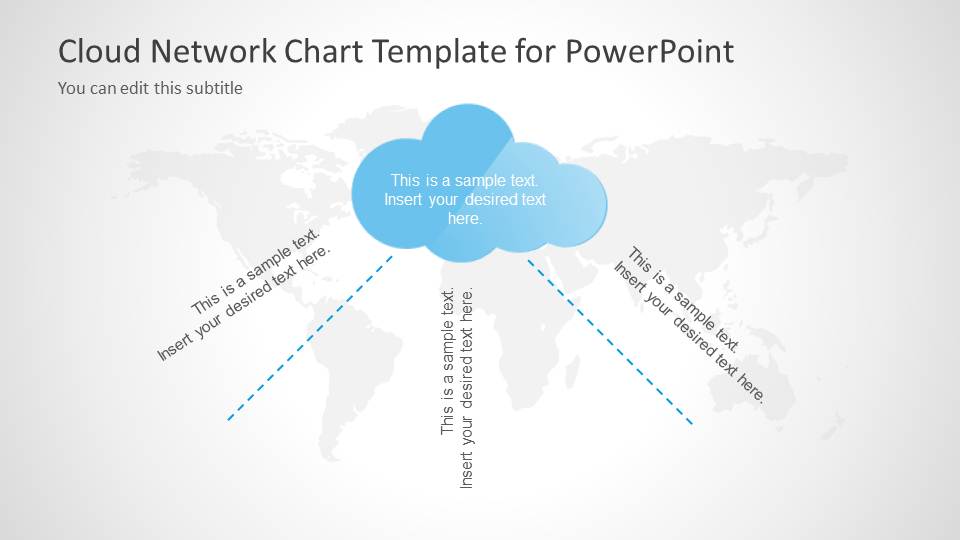 Cloud Network Template for PowerPoint