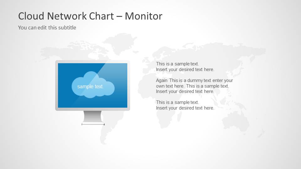 Cloud Network Template for PowerPoint
