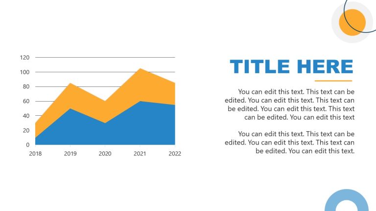 Area Plot Slide - Digital Out of Home Advertising Template - SlideModel