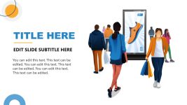 Digital Out of Home Advertising Template - Slide with Human ...