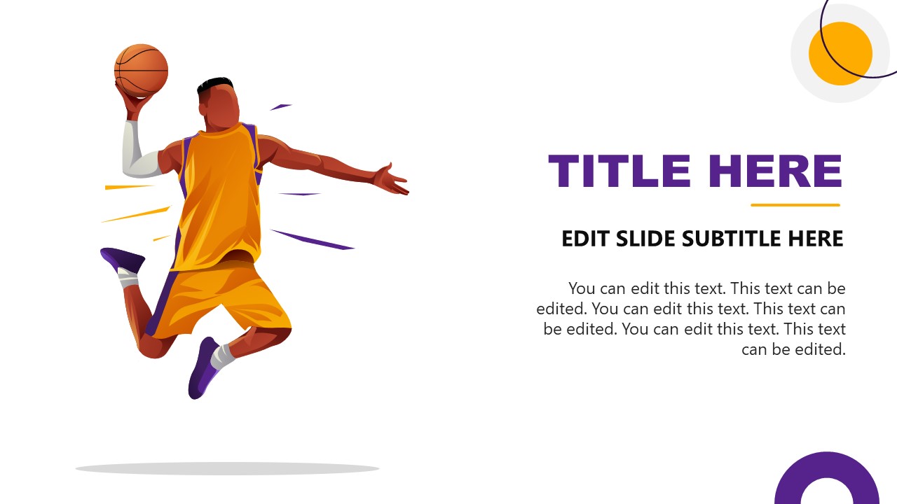 Basketball PowerPoint Template & Presentation Slides