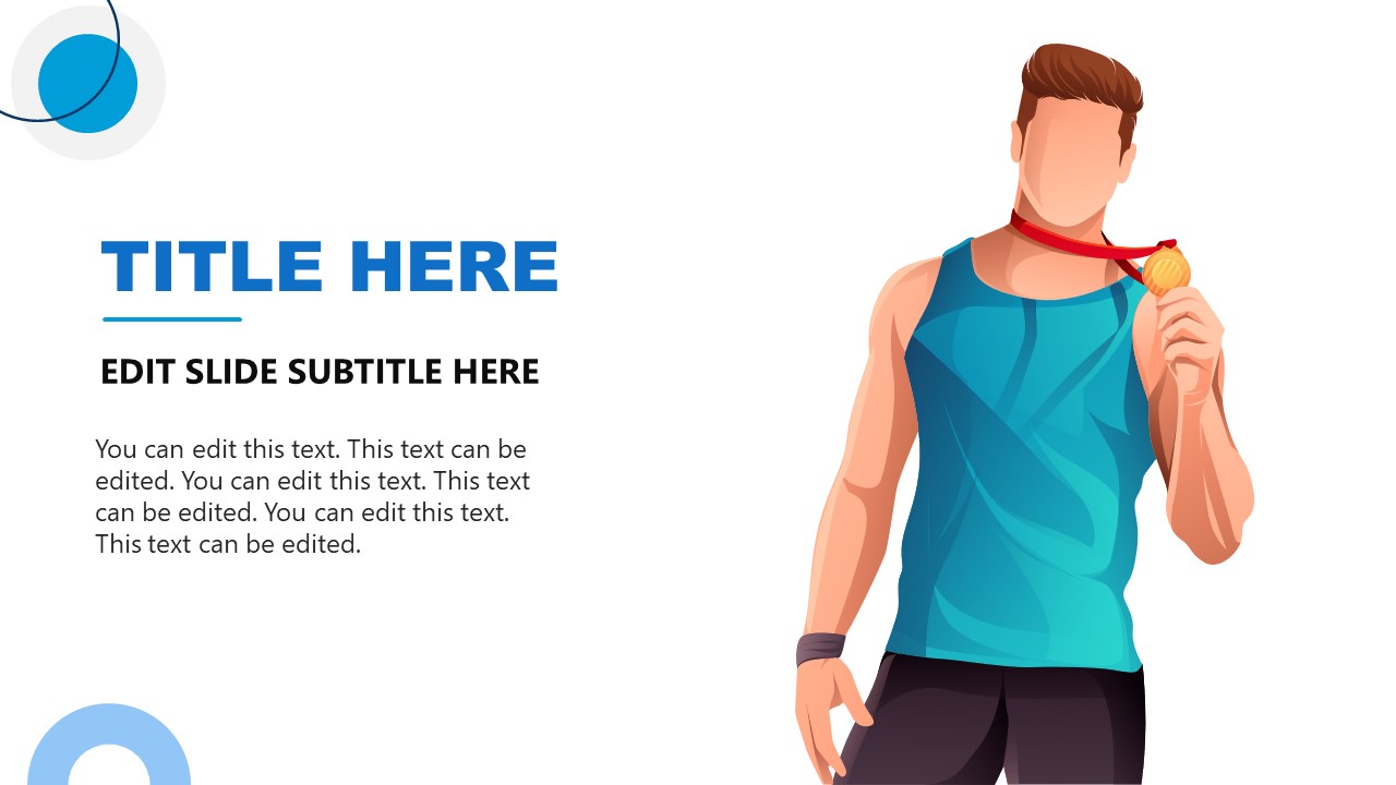 Running PowerPoint Template & Presentation Slides for Sports