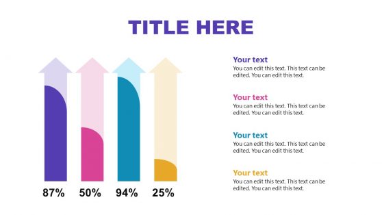 Streaming PowerPoint Template - Arrow Diagram Slide - SlideModel