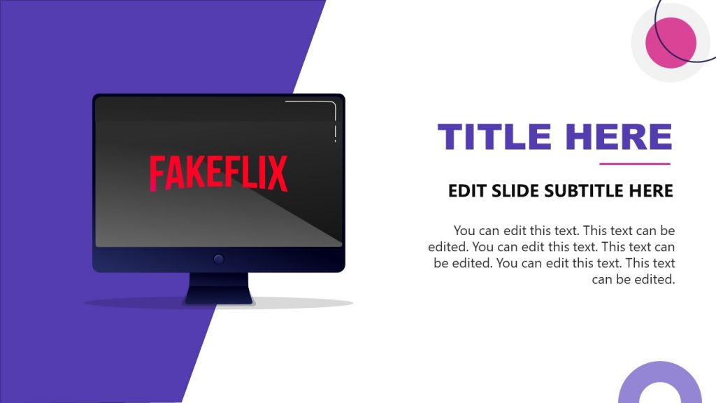 Screen Slide for Streaming Service Providers - SlideModel