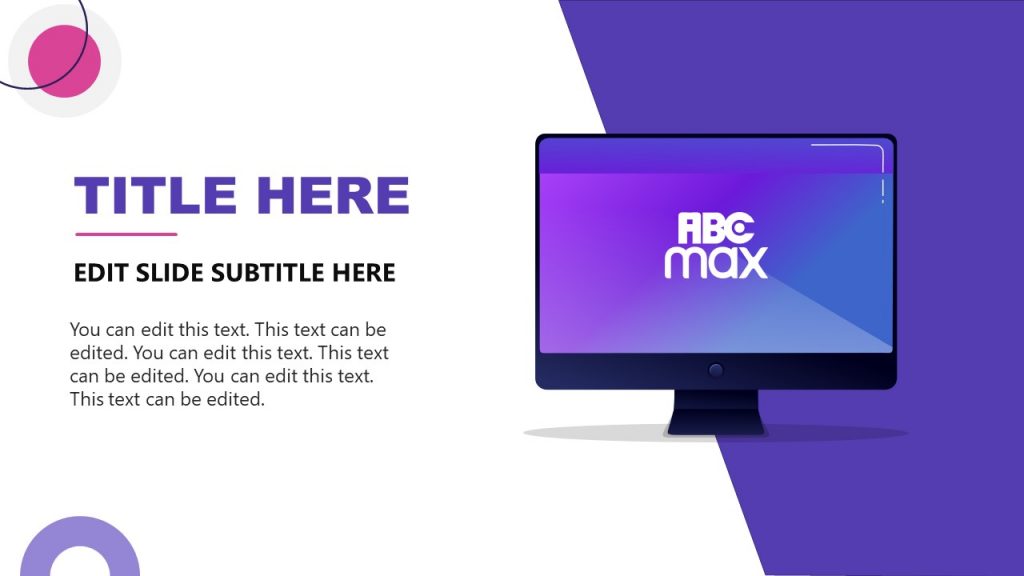 Editable Service Providers Presentation Slide - Streaming Template ...