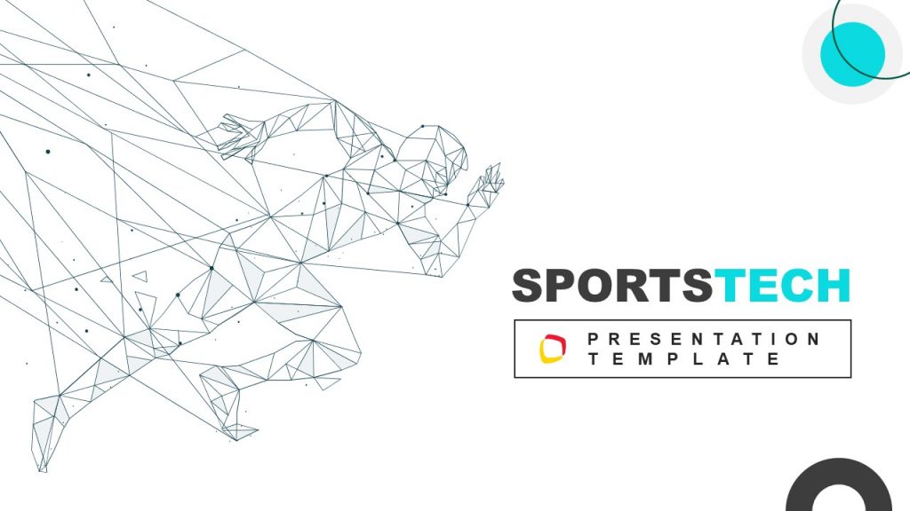 SportsTech PowerPoint Template Slide for Presentation - SlideModel