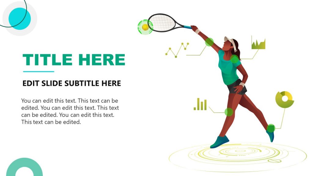 Badminton and SportsTech PPT Template Slide - SlideModel
