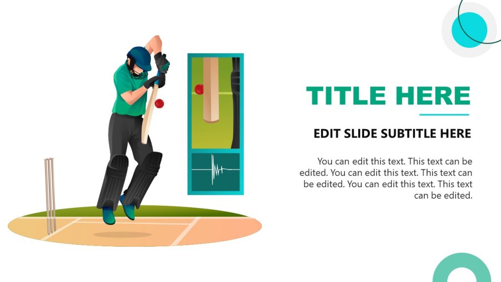 Cricket & SportsTech PowerPoint Template - SlideModel