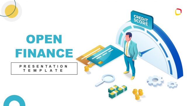 Open Finance Cover Slide for Presentation - SlideModel