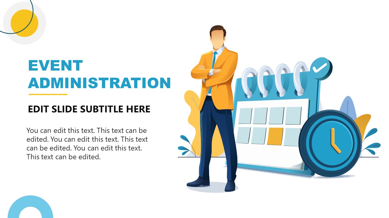 Event Management PowerPoint Template Google Slides