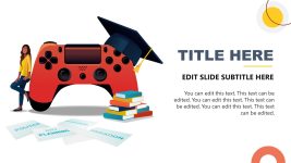 Play Station Illustration with Human Character - Serious Games PPT ...