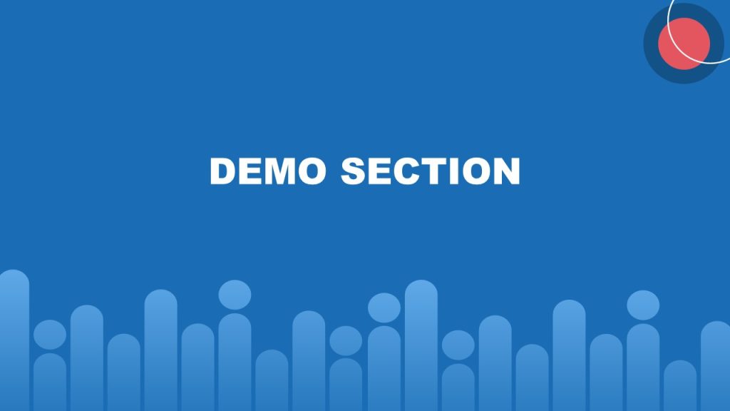 Demo Section Header Slide - Public Speaking PPT Template - SlideModel