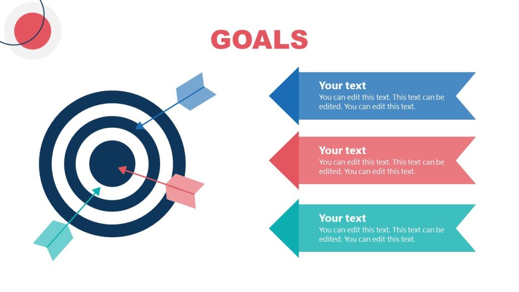 Goals Presentation Slide - Public Speaking Template - SlideModel