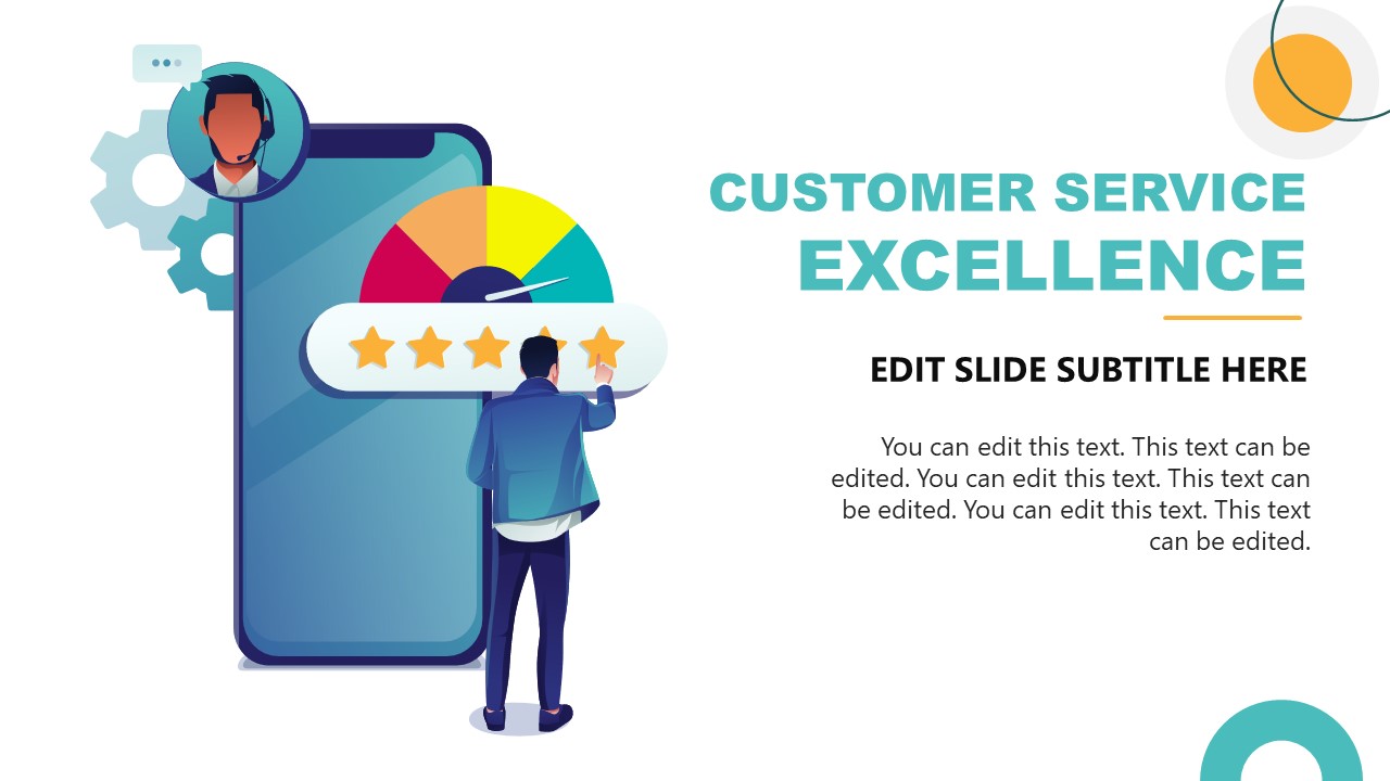 Customer Service PowerPoint Template Presentation Slides