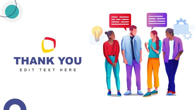 Thank You Slide - Group Discussion Template - SlideModel
