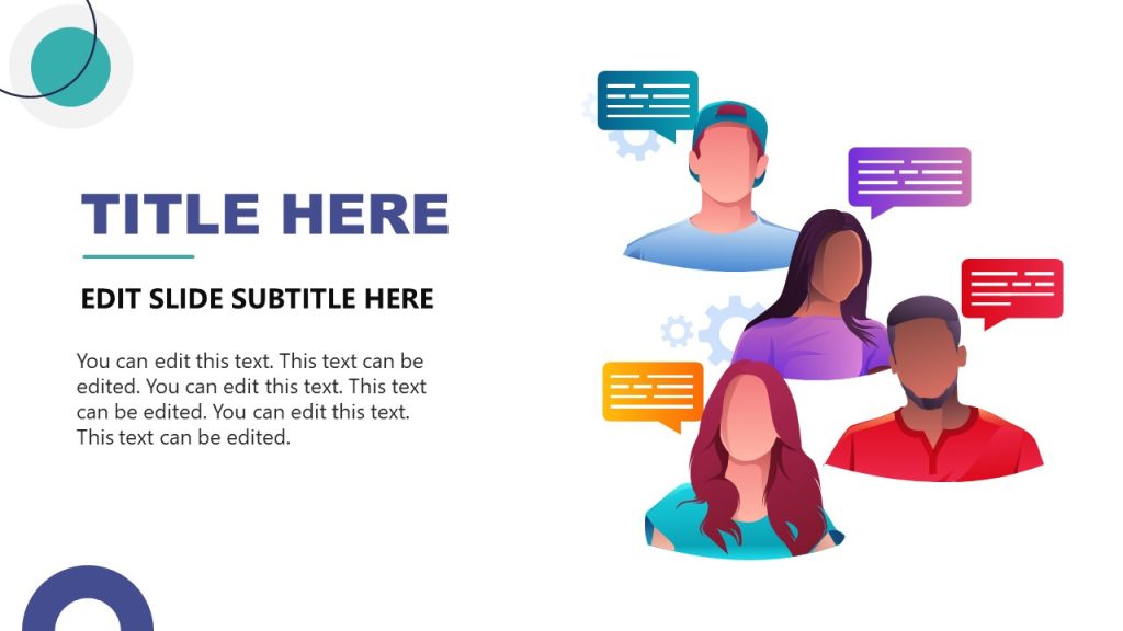 Editable Message Infographic Slide for Group Discussion Presentation ...