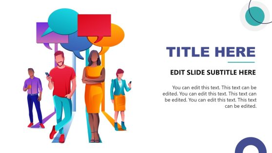 Human Group Illustration Slide for PPT - SlideModel