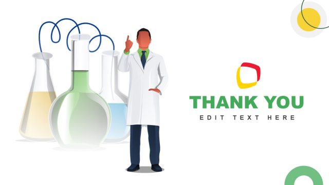 Thank You Slide for Science Lab Presentation - SlideModel