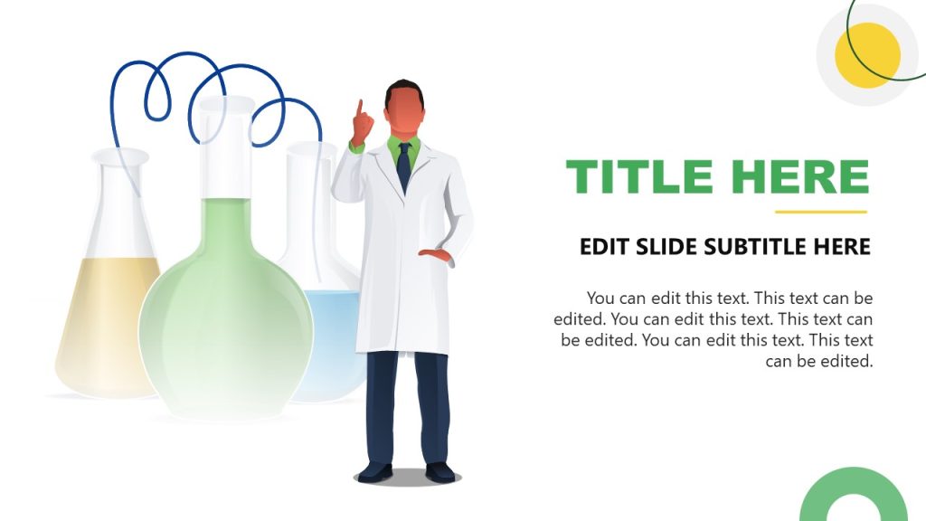 Scientist Slide for Science Lab PPT Template - SlideModel