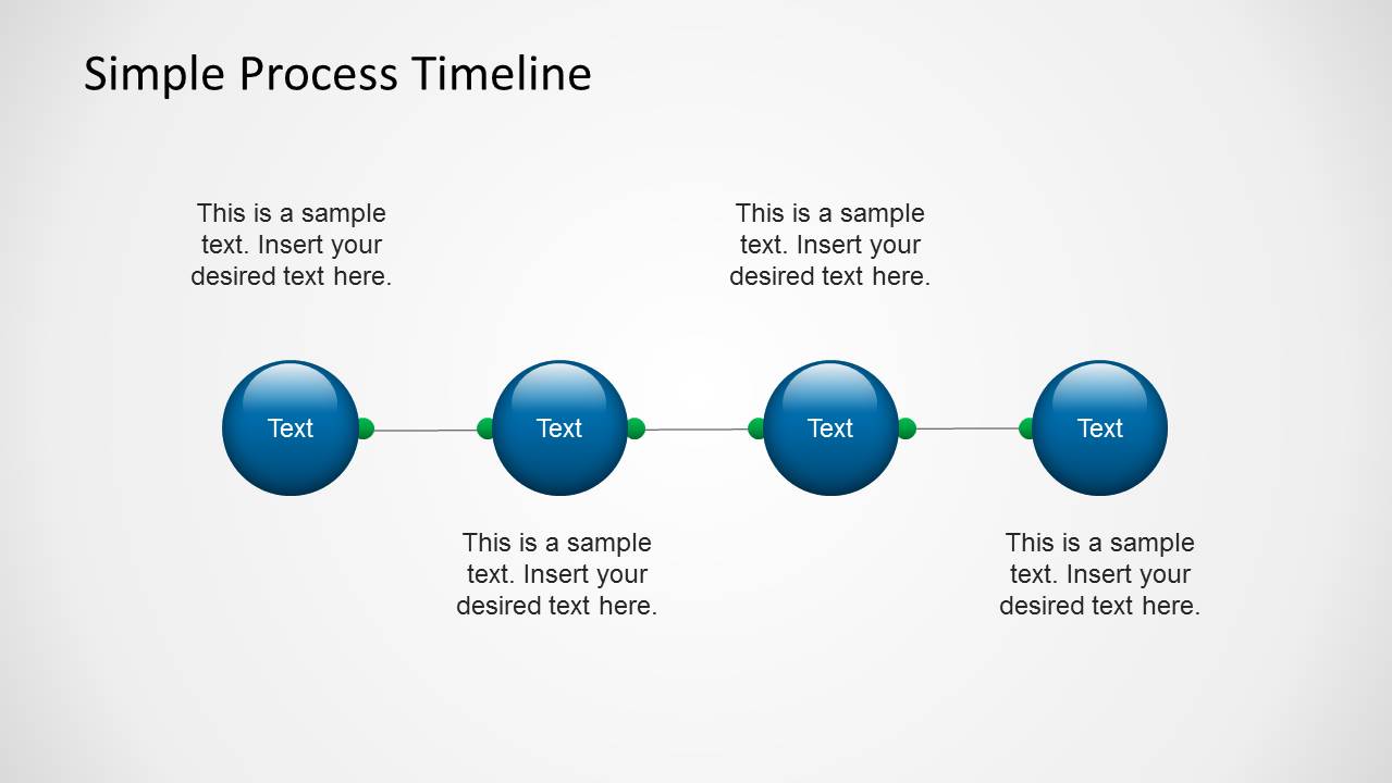 Simple Process Timeline Template for PowerPoint - SlideModel