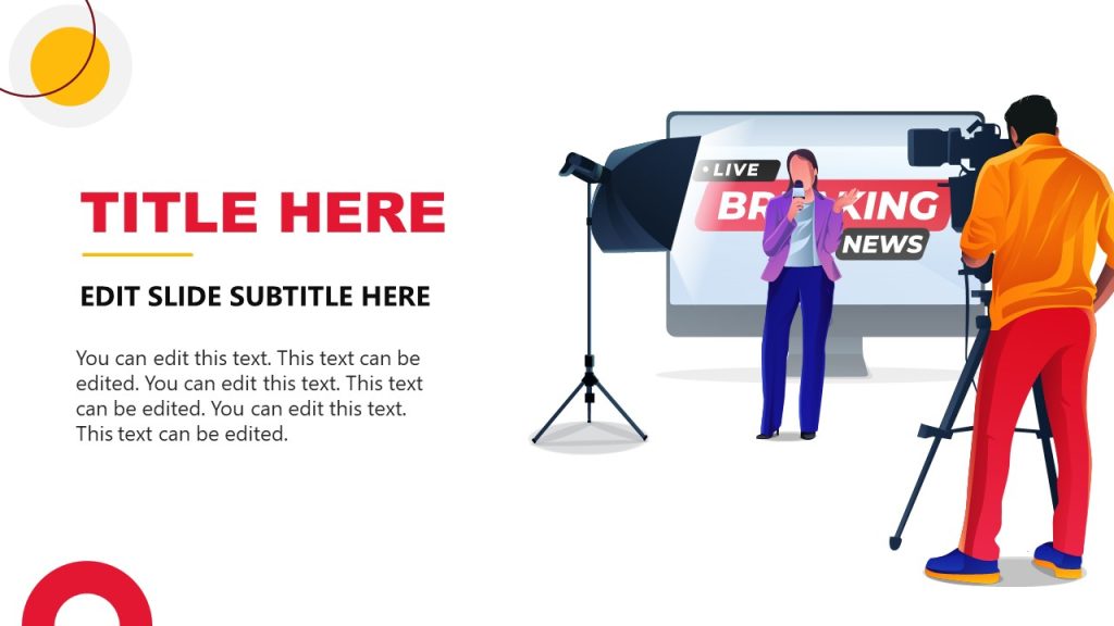 Broadcasting Demonstration Slide - TV Production Template for ...