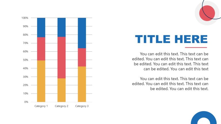 Editable Market Analysis PPT Template with Bar Graph - SlideModel