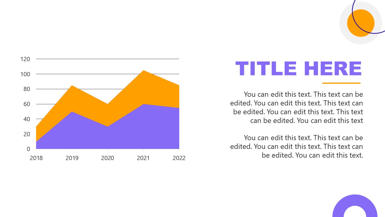 Data Driven Area Plot - Growth Hacking Template - SlideModel
