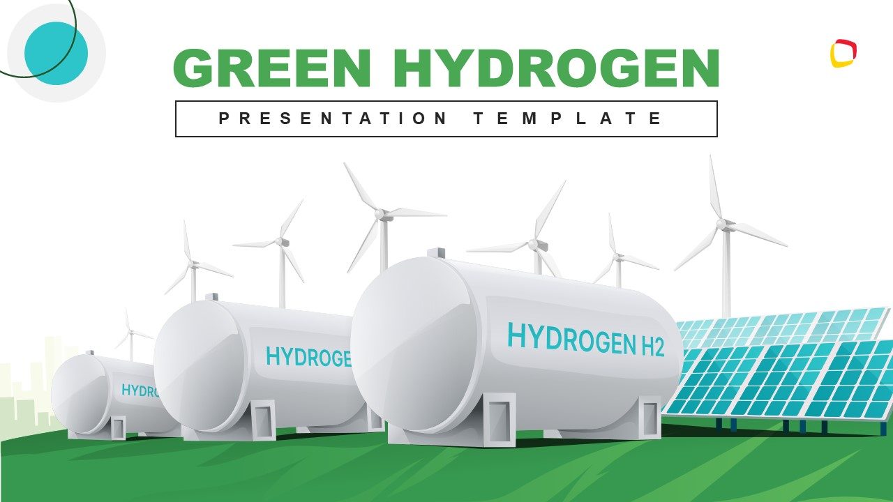 Title Slide Green Hydrogen PPT Template - SlideModel