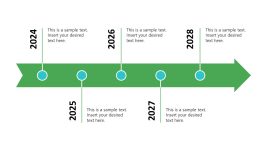 Green Hydrogen Presentation Timeline Slide - SlideModel