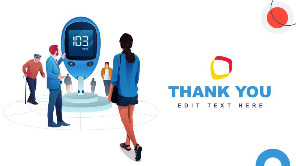 Thank You Slide - Diabetes PowerPoint Template - SlideModel