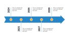 Horizontal Timeline Slide - Vending Machine Template - SlideModel