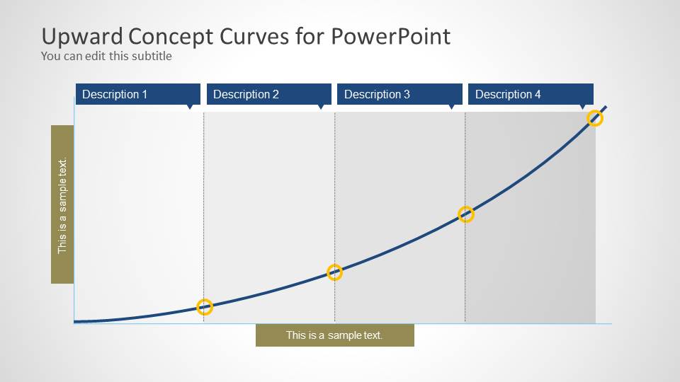 Upward Curves for PowerPoint - SlideModel