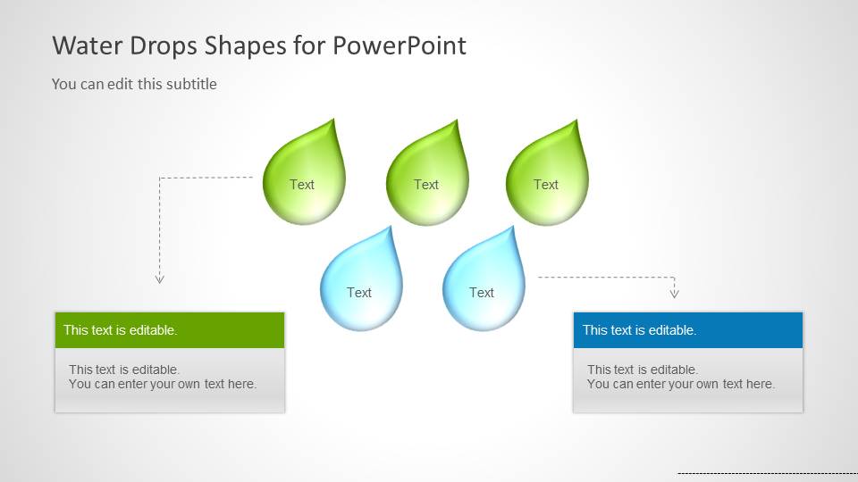 Water Drop Shapes for PowerPoint - SlideModel